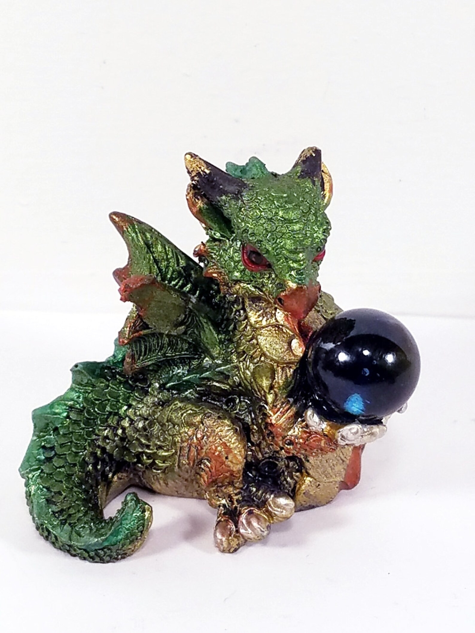 Medieval Multi Color Mini Dragon Figurine Set of 4 With - Etsy