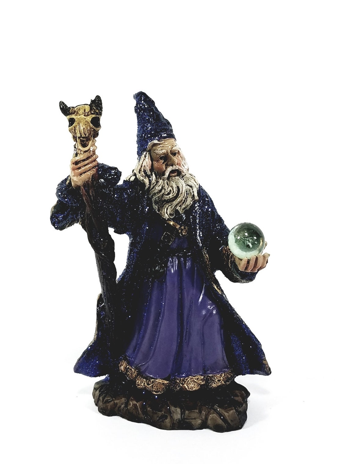 Wizard Magician Collectible Fantasy Figurine Mini Statue 71155 | Etsy