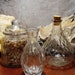 Mini Clear Wave Design Glass Collectible Round Bud Vase H = 4.5-inch ...