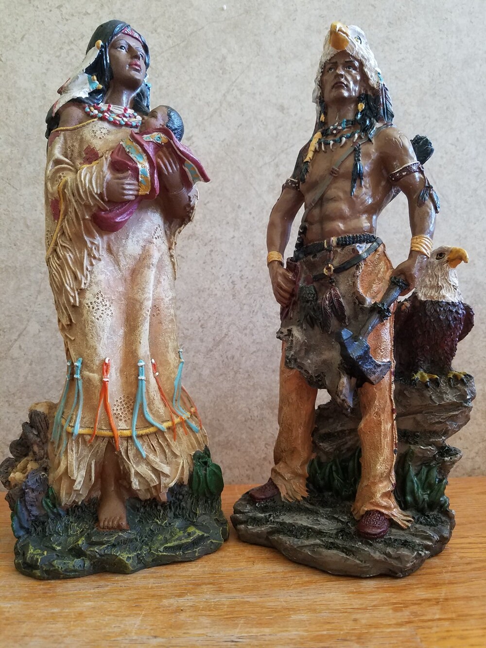 Native American Mom and Baby Collectible Figurine 11314 - Etsy
