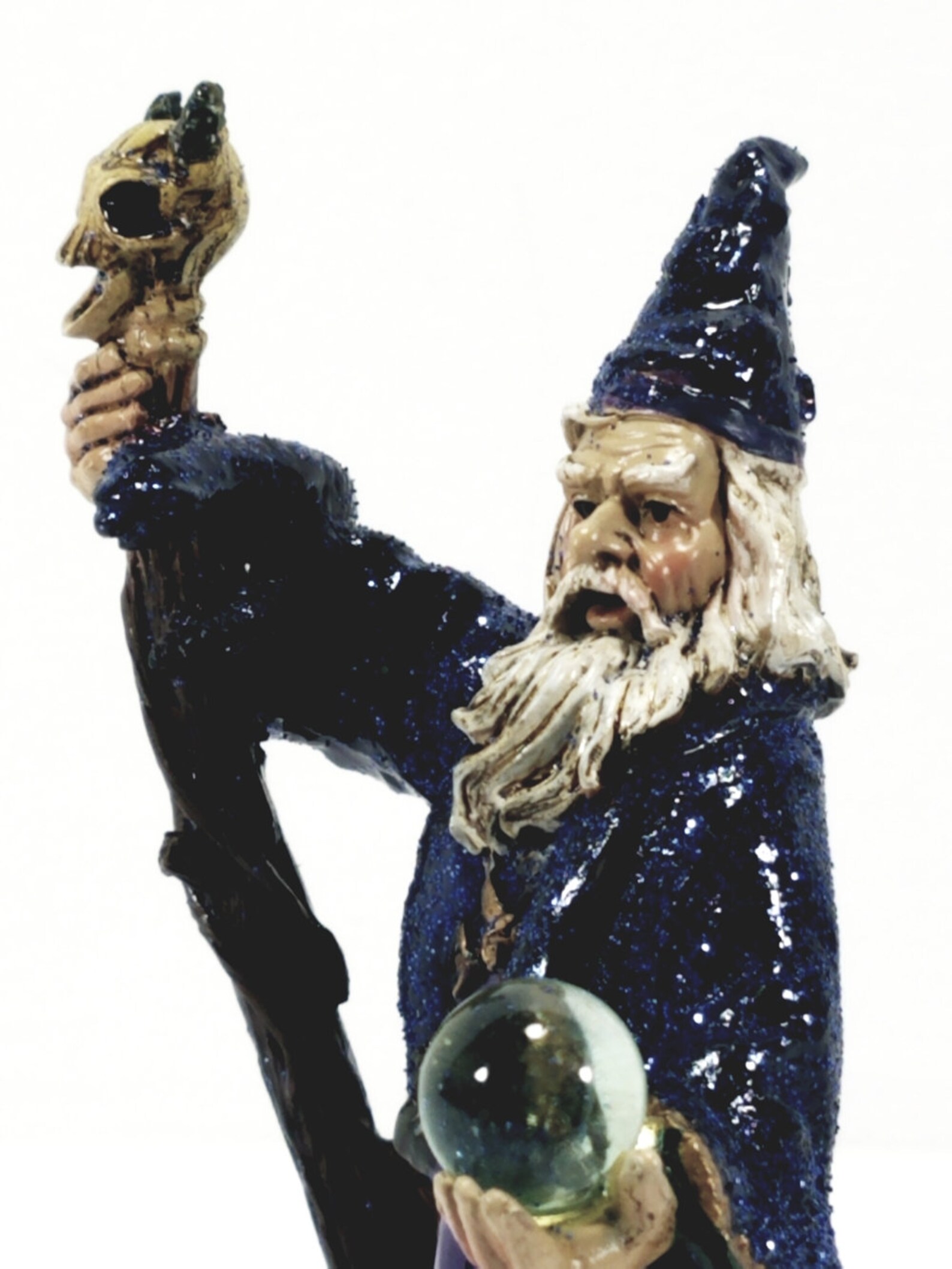 Wizard Magician Collectible Fantasy Figurine Mini Statue - Etsy
