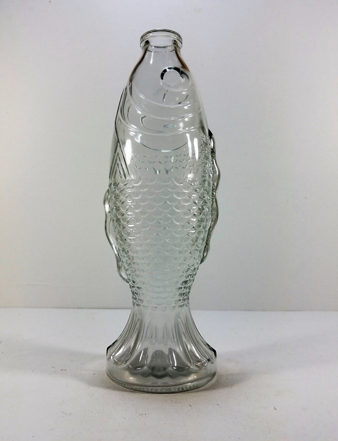 Clear Glass Fish Bottles / Collectibles - Etsy