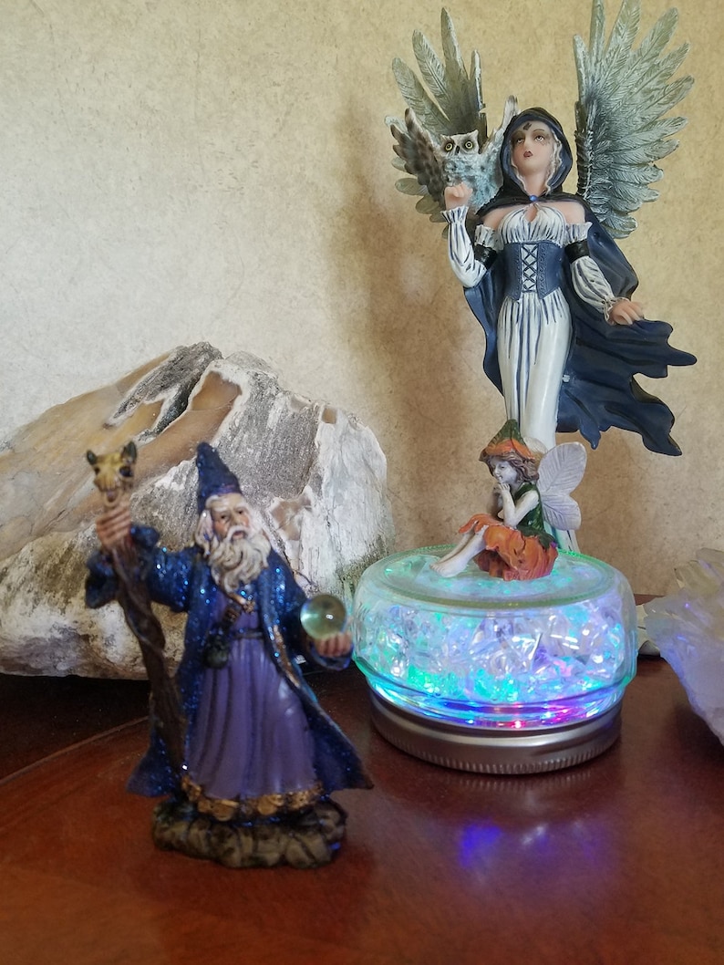 Wizard Magician Collectible Fantasy Figurine Mini Statue - Etsy