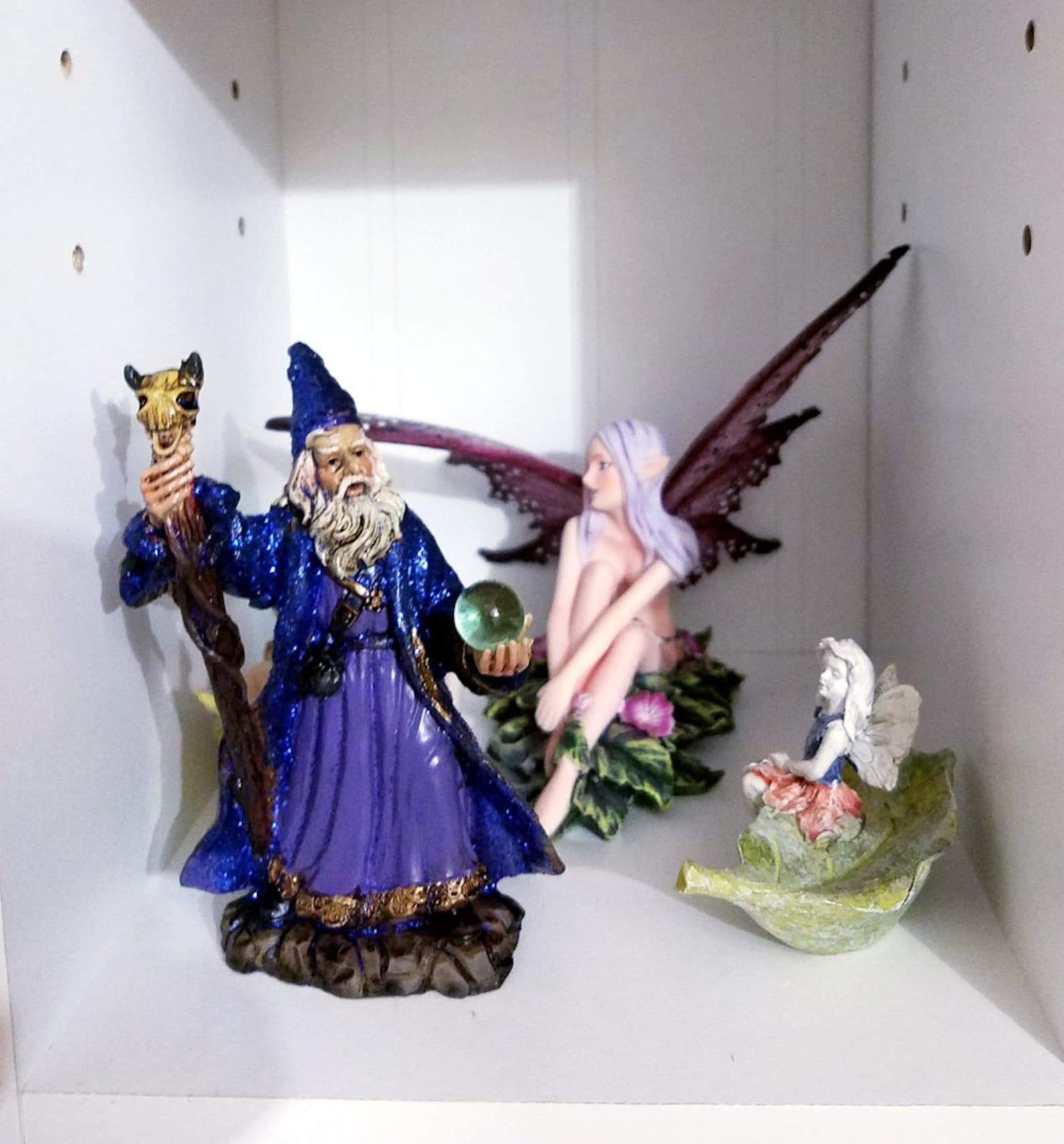 Wizard Magician Collectible Fantasy Figurine Mini Statue - Etsy