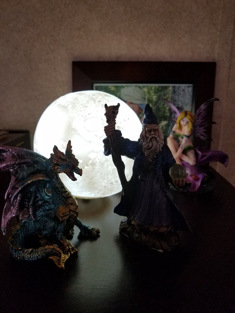 Wizard Dragon Trainer With Dragon Collectible Fantasy Figurine Mini ...