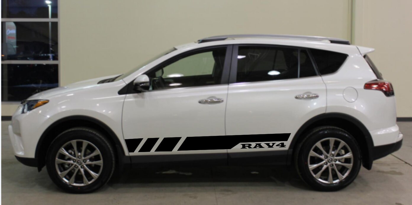 Toyota Rav4 stripe v1 decal sticker graphics 2013 2018 SUV | Etsy
