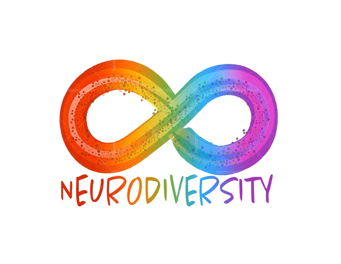 Autism PNG Neurodiversity Rainbow PNG Autism Awareness - Etsy
