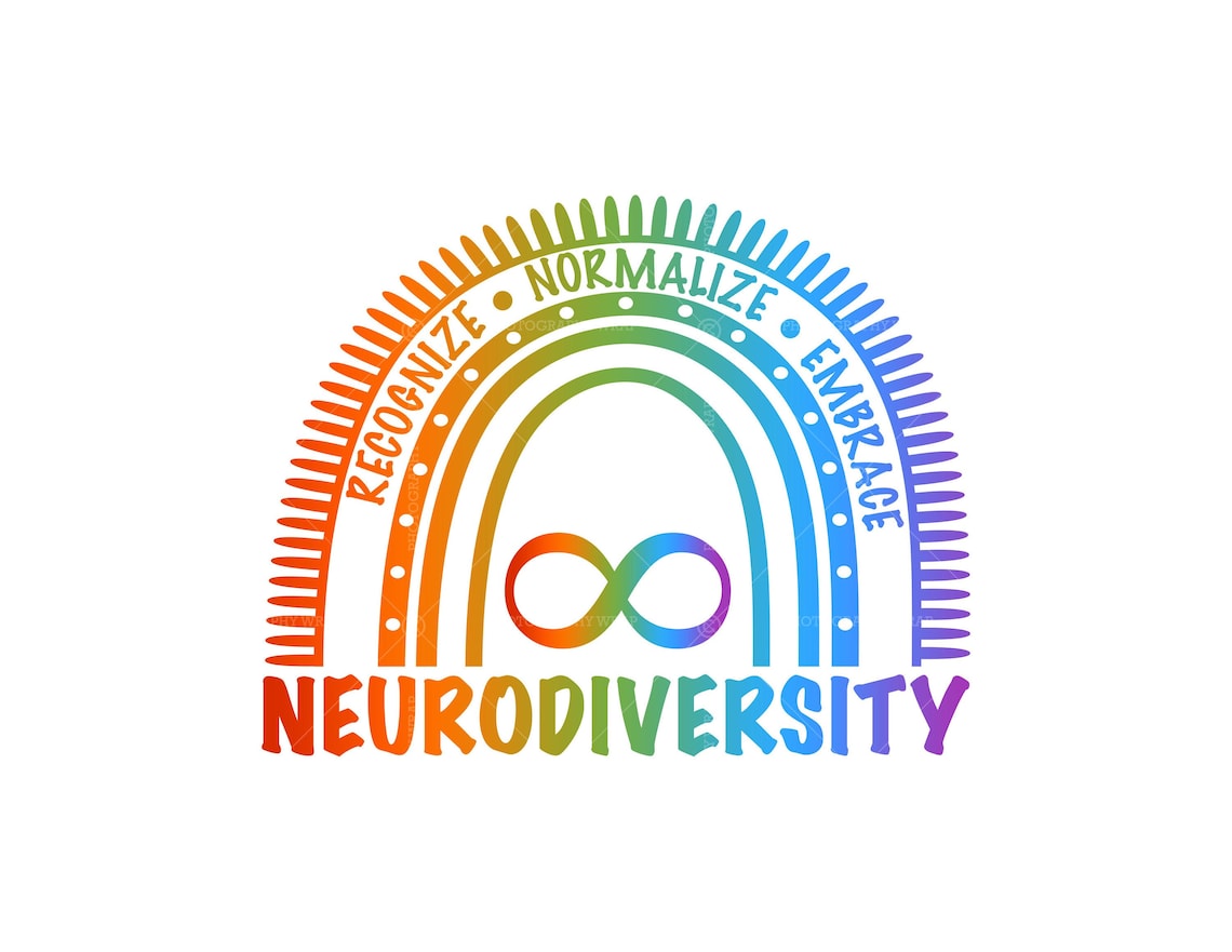 Autism PNG, Neurodiversity Rainbow PNG, Autism Awareness, Infinity ...