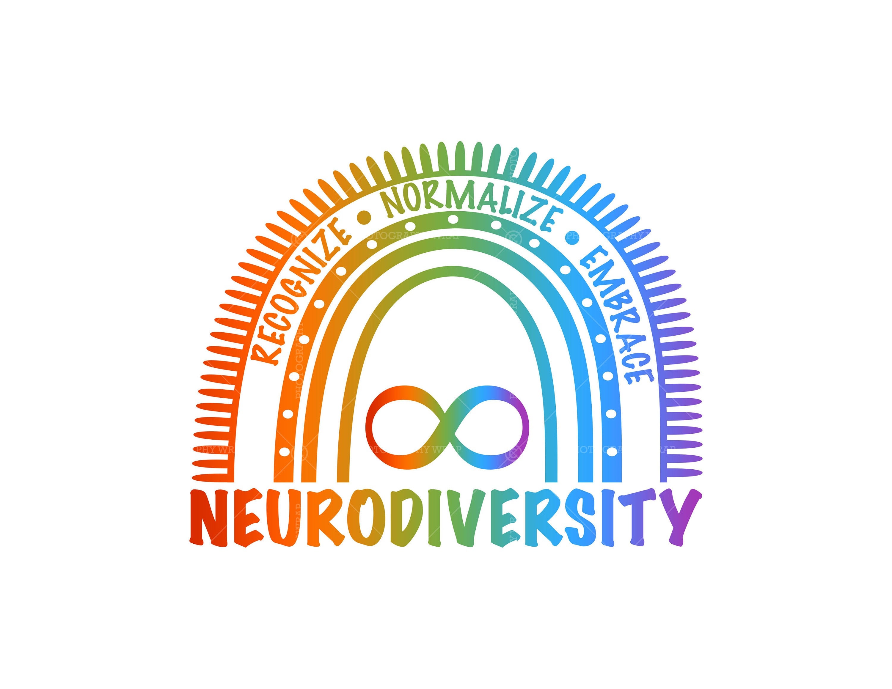 PNG Digital download neurodivergent rainbow autism autism mom ...