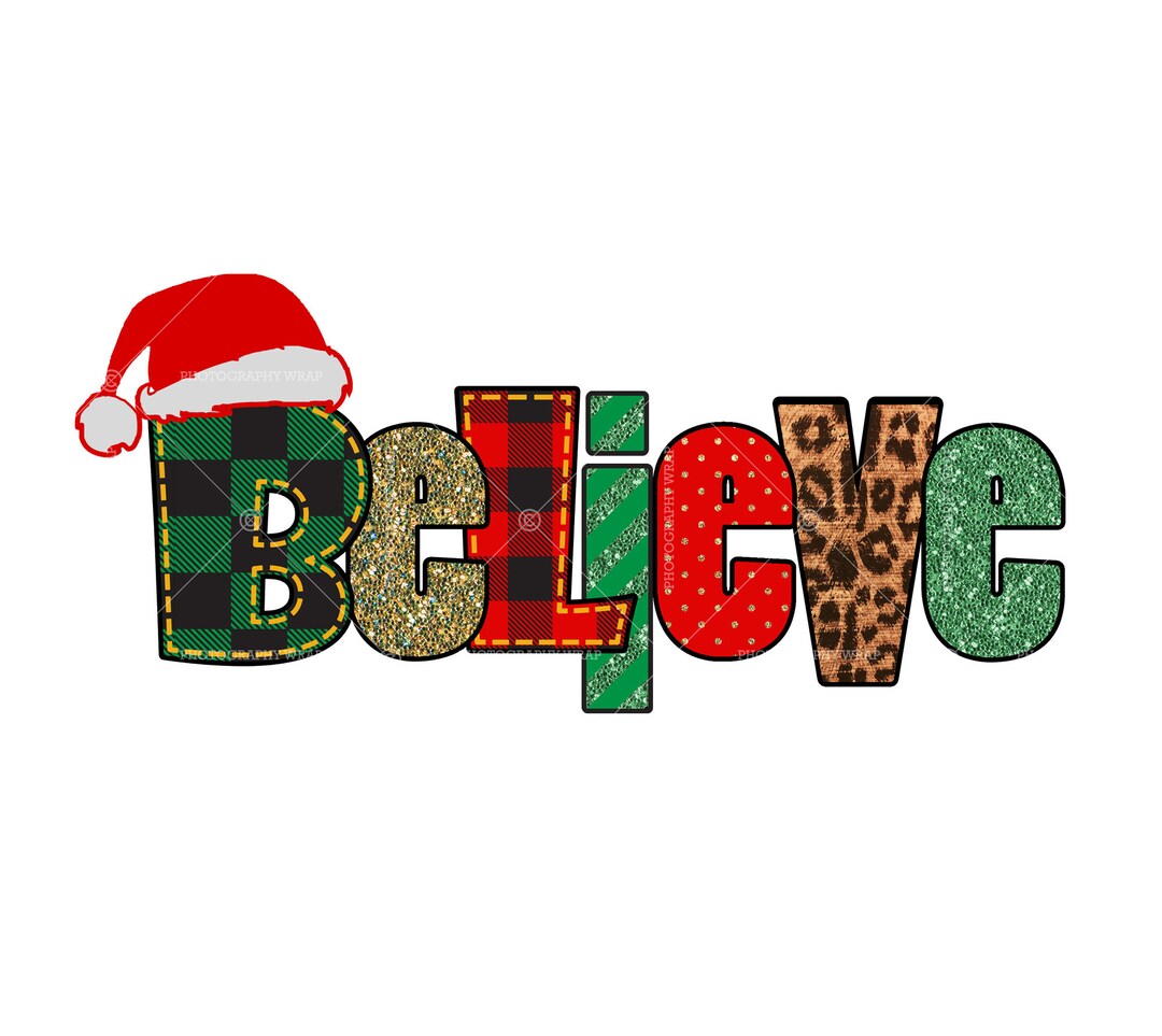 Cree en PNG de Navidad colores navideños Cree PNG - Etsy México