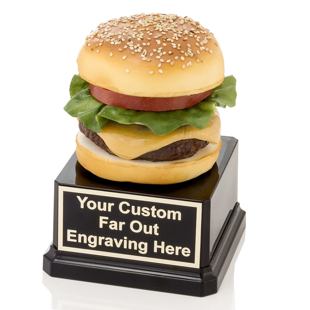 Burger Trophy - Cheeseburger - Burger Lover Gift, Service Award ...