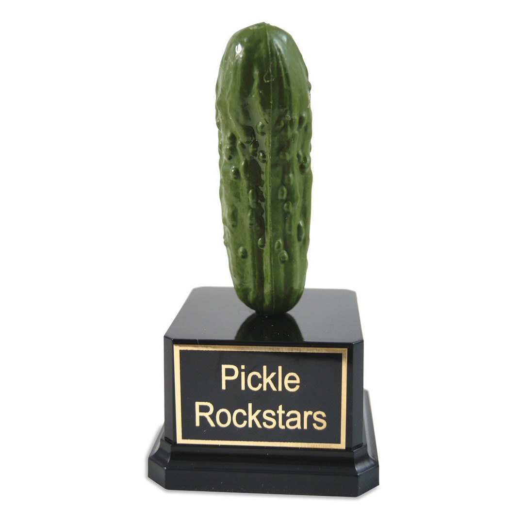 Pickle Trophy - Life-size Pickle Award, Pickle Eating Contest Trophy ...
