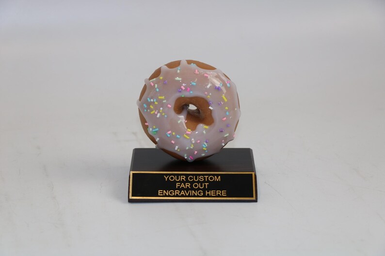 Donut Trophy - Doughnut Lover Gift, Funny Police Gift, Policeman Trophy ...