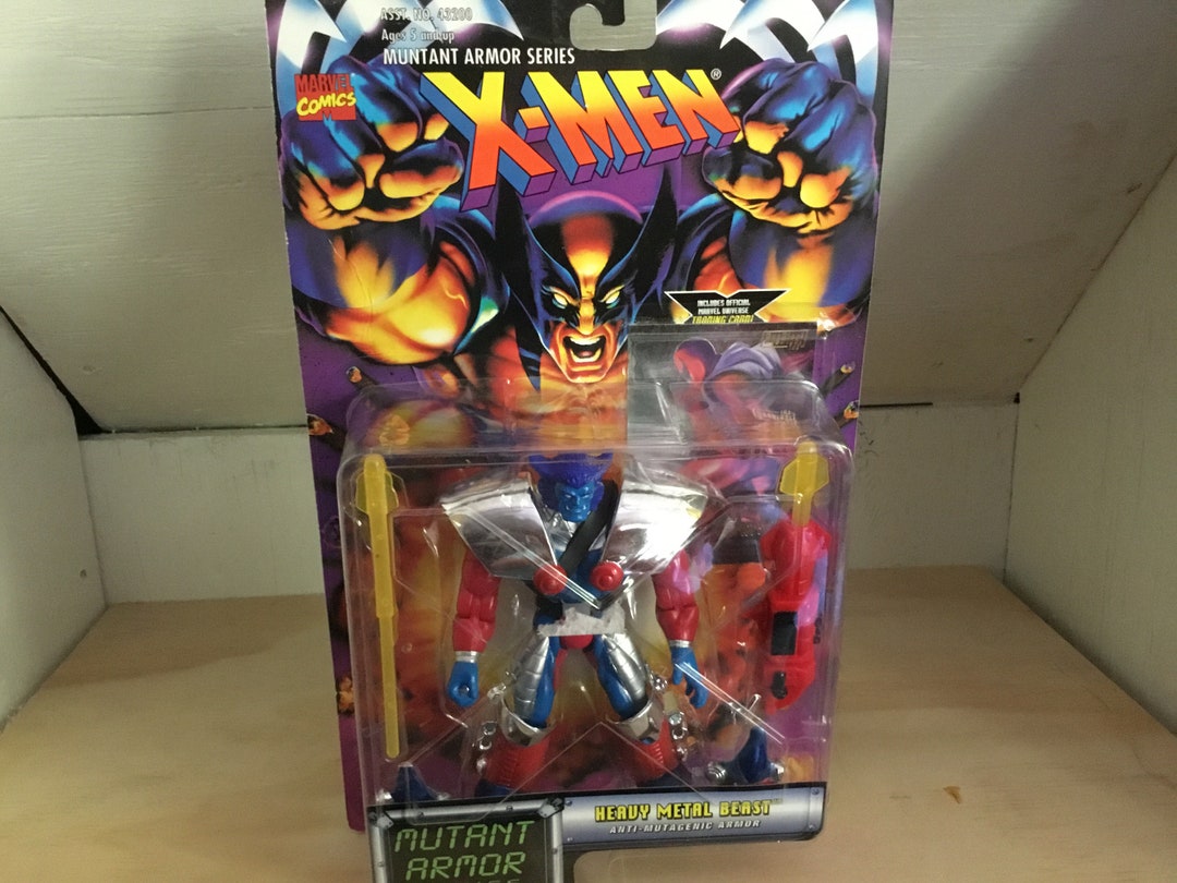 1996 Marvel Comics Mutant Armor Series X Men Heavy Metal Beast - Etsy