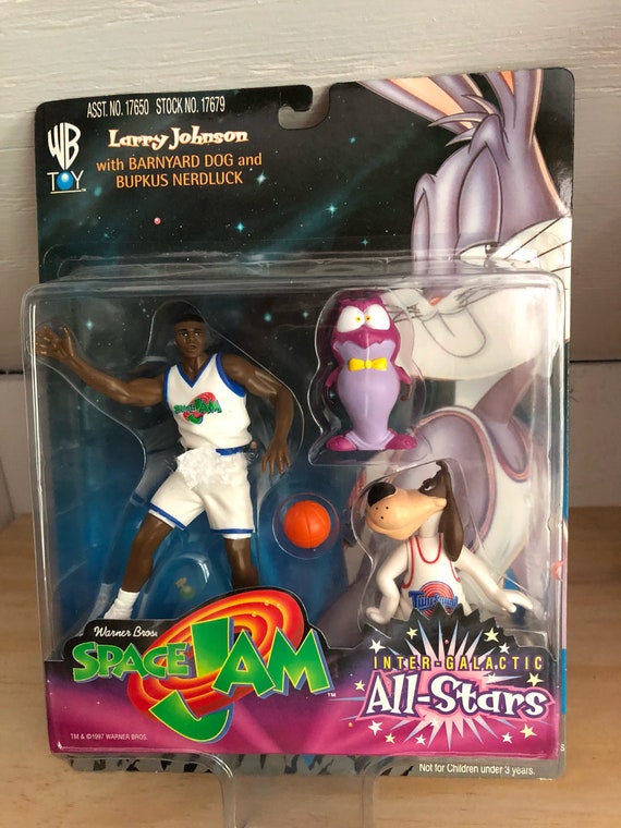 Space Jam Larry Johnson with Barnyard Dog and Bupkus Nerdluck. | Etsy