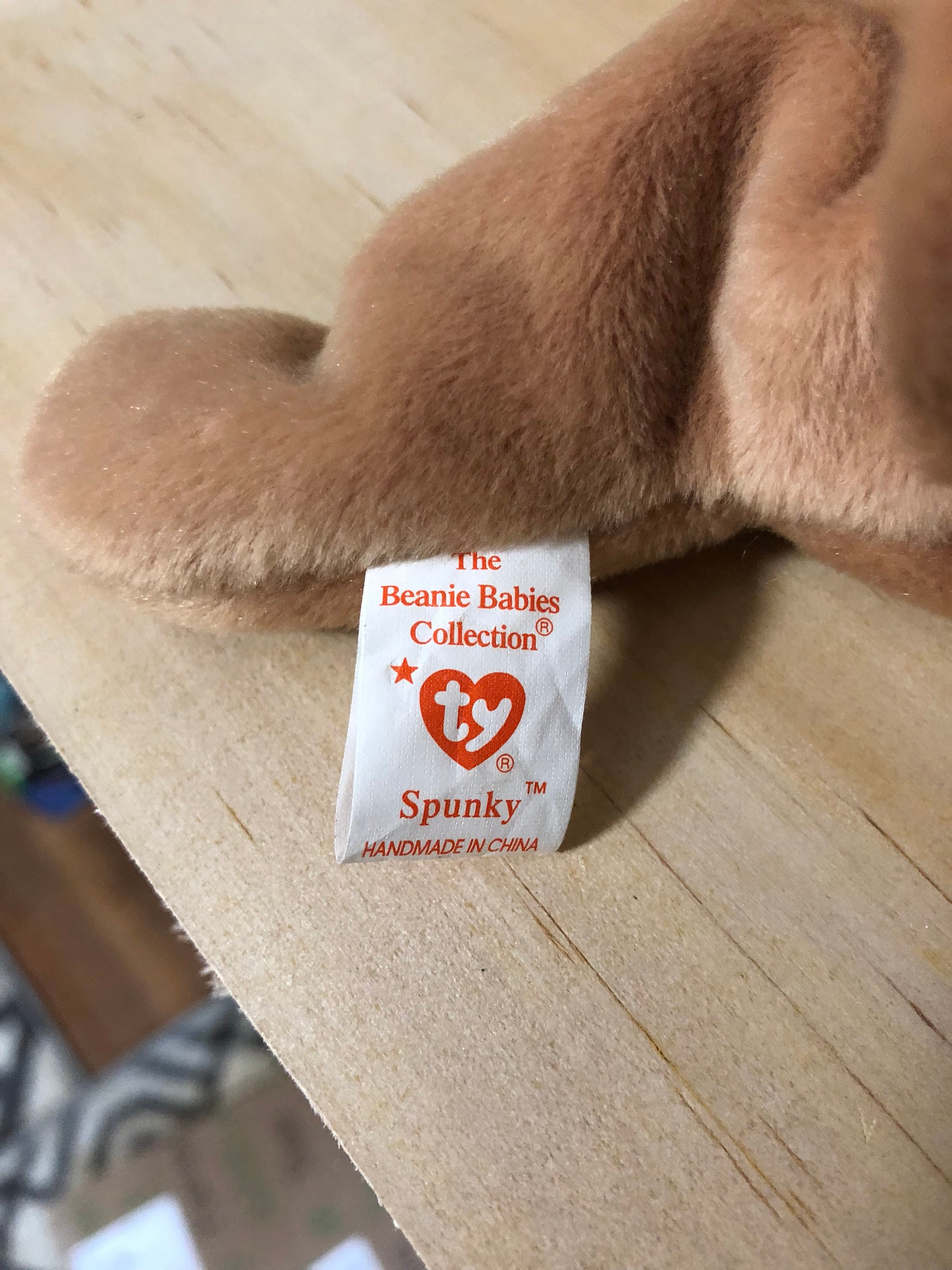 Spunky Beanie Baby TY Beanie Baby Cocker Spaniel Beanie Baby - Etsy