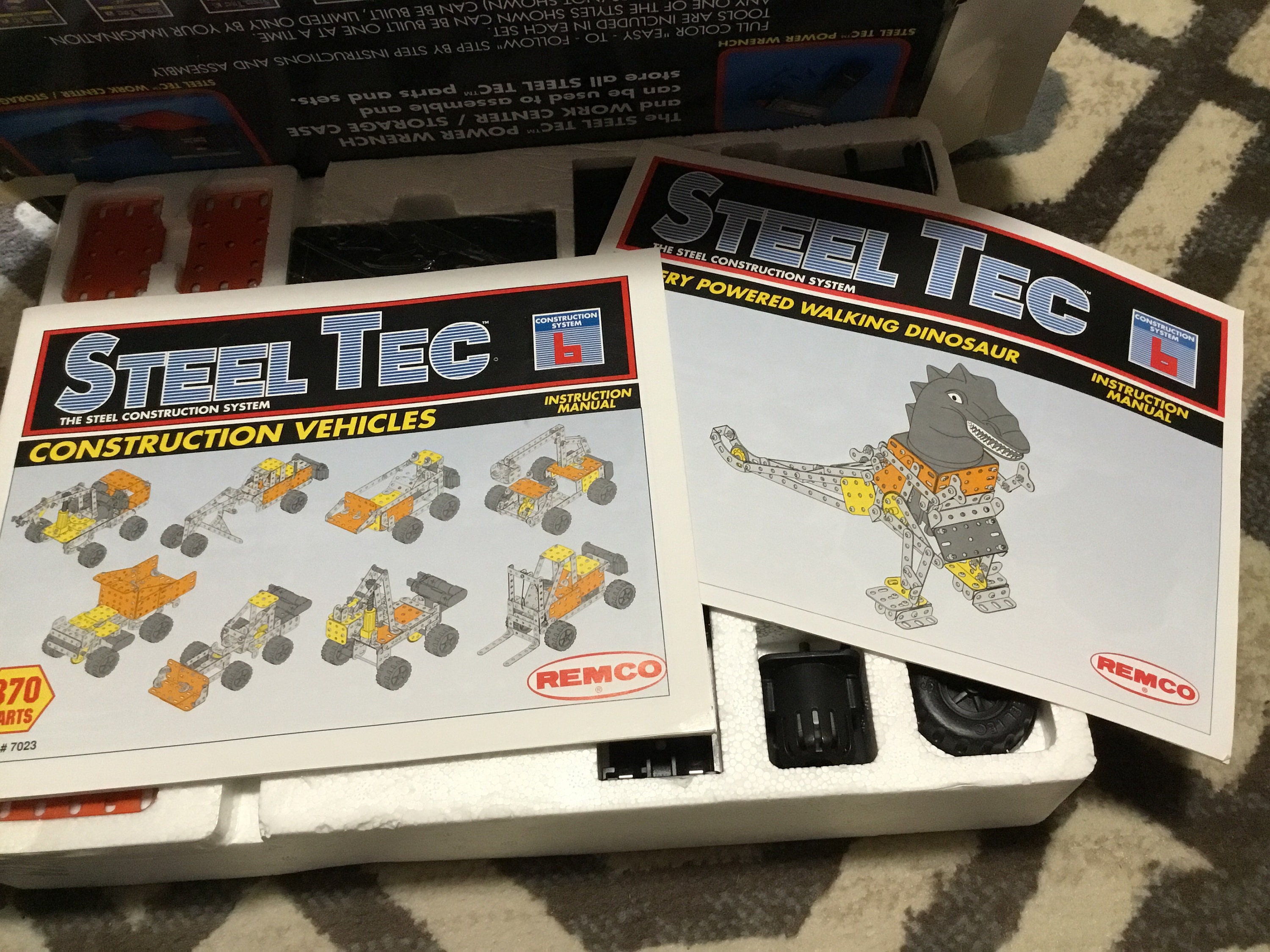 Steel Tec Construction Vehicles Plus Walking Dinasour - Etsy