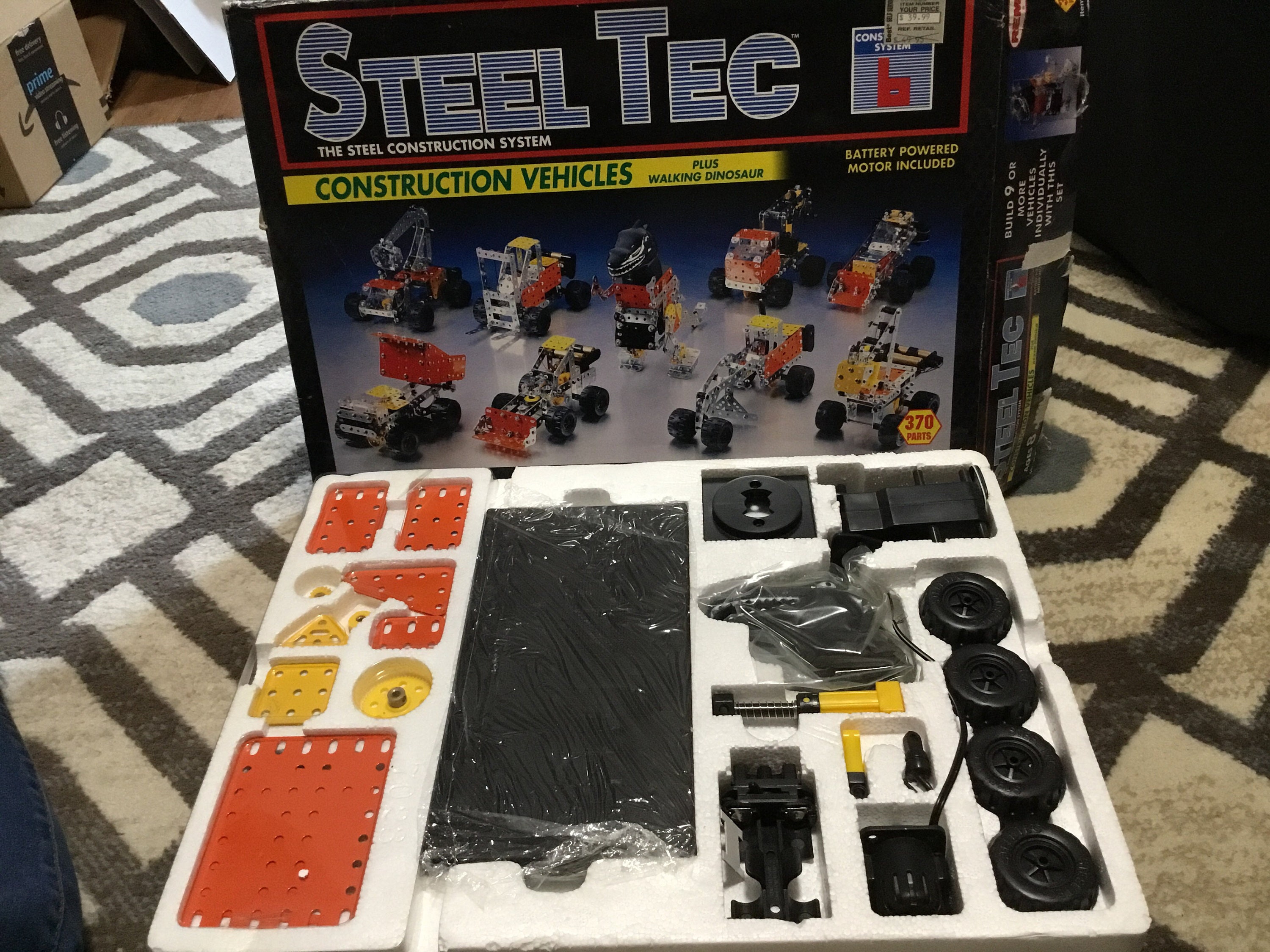 Steel Tec Construction Vehicles Plus Walking Dinasour - Etsy