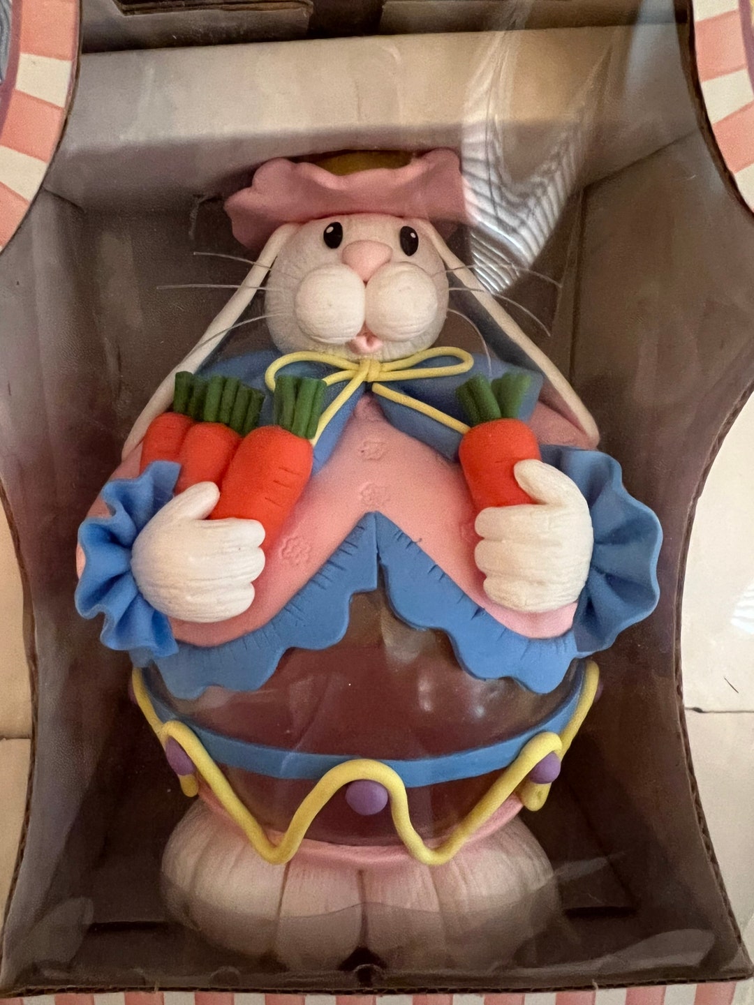 Collectible Glass Easter Bunny, Glass Mantle Decoration, Easter ...