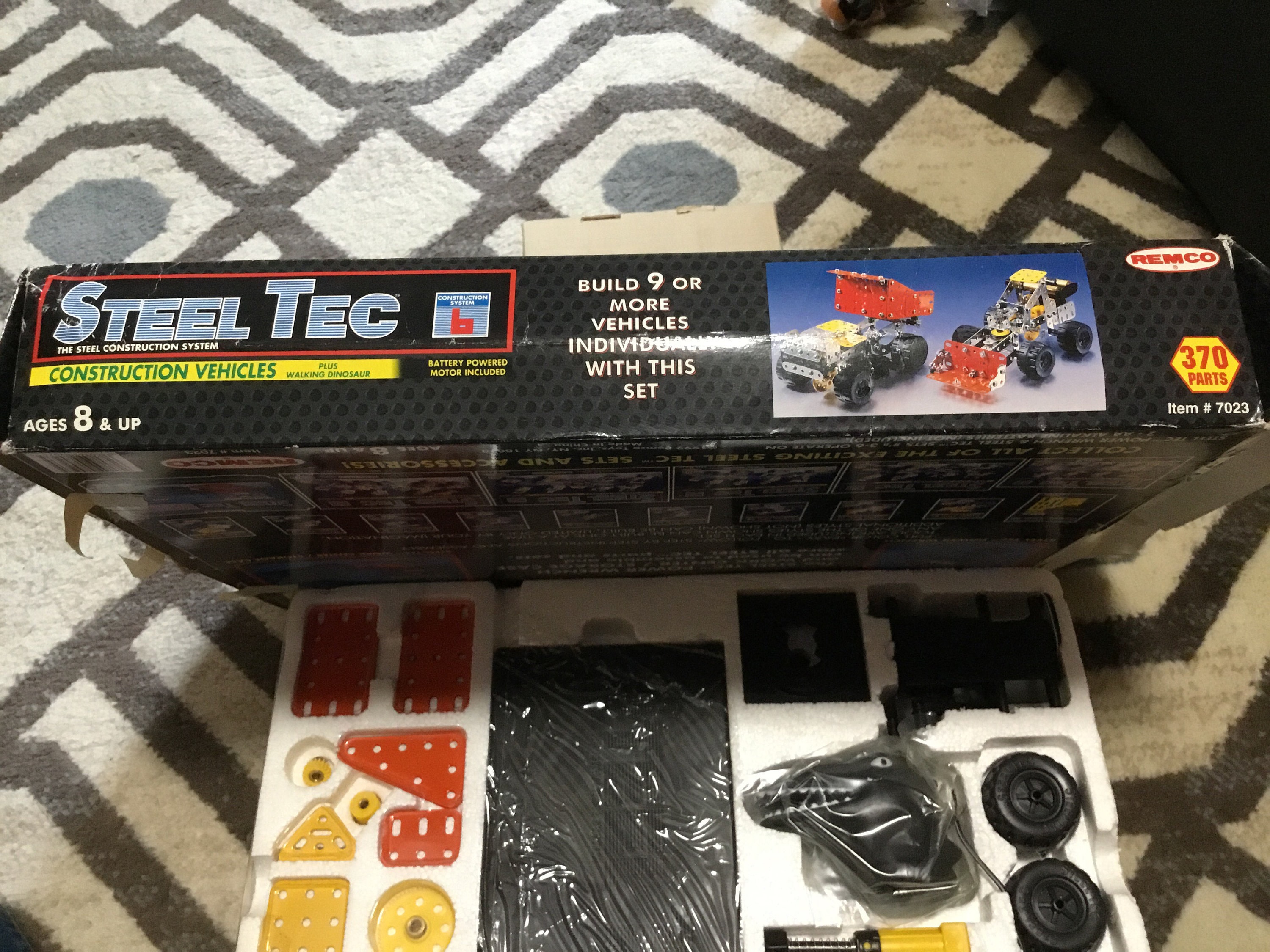 Steel Tec Construction Vehicles Plus Walking Dinasour - Etsy