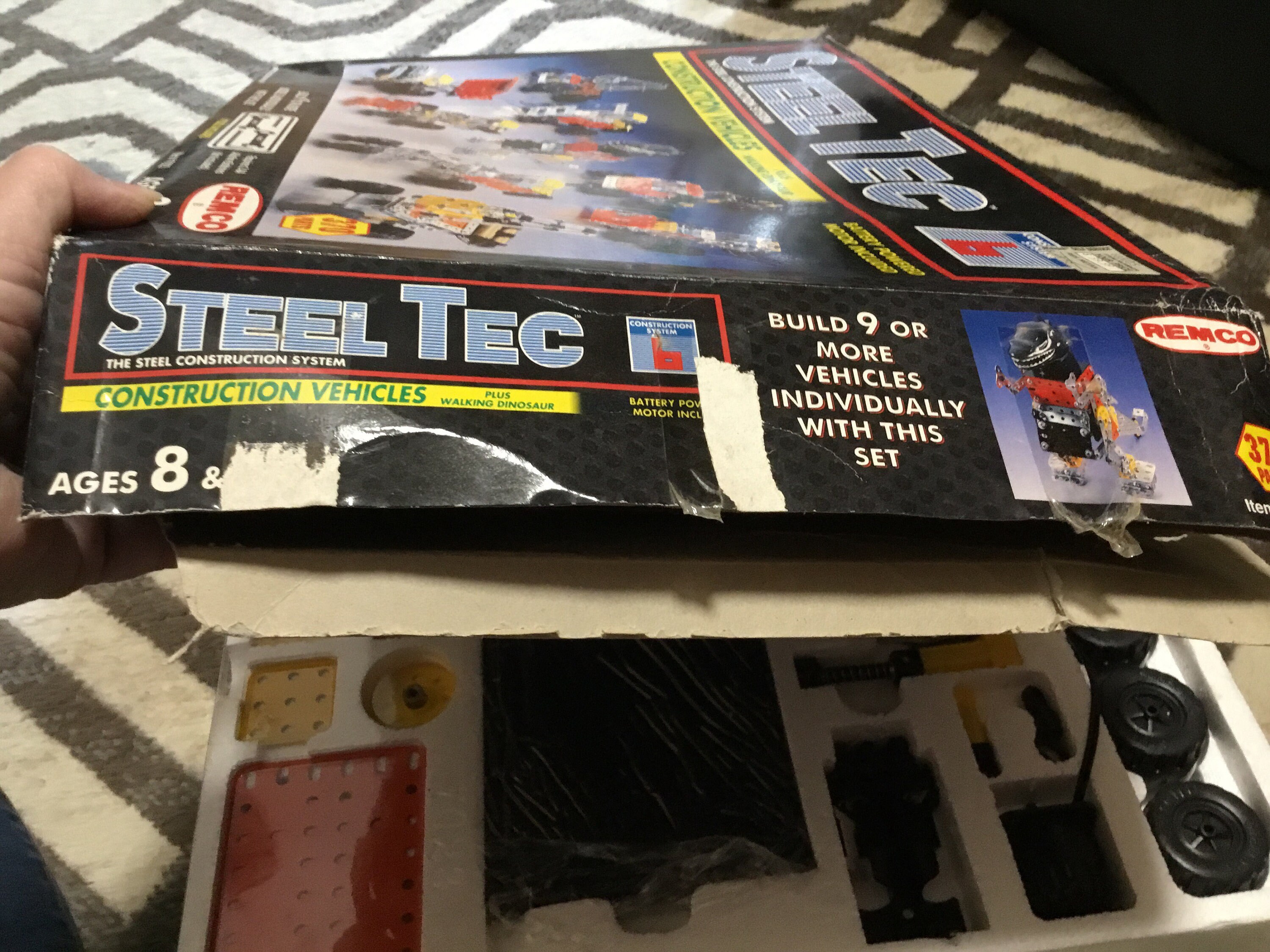 Steel Tec Construction Vehicles Plus Walking Dinasour - Etsy