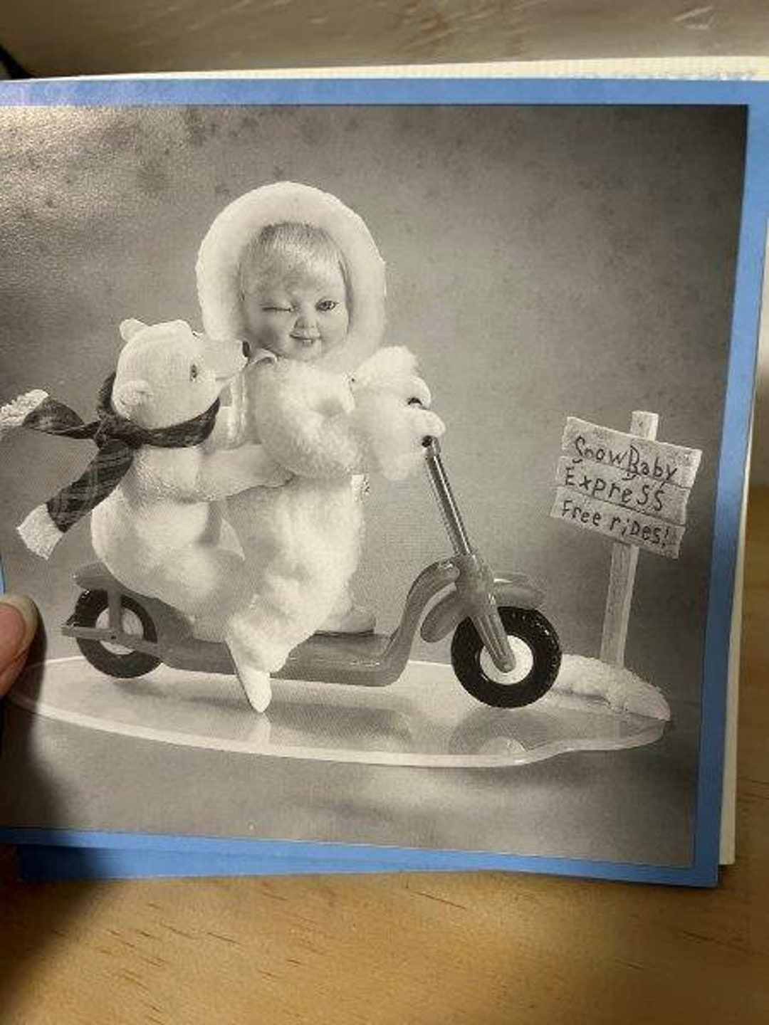 Snow Baby Express Porcelain Doll From the Snow Babies Collection 1995 ...