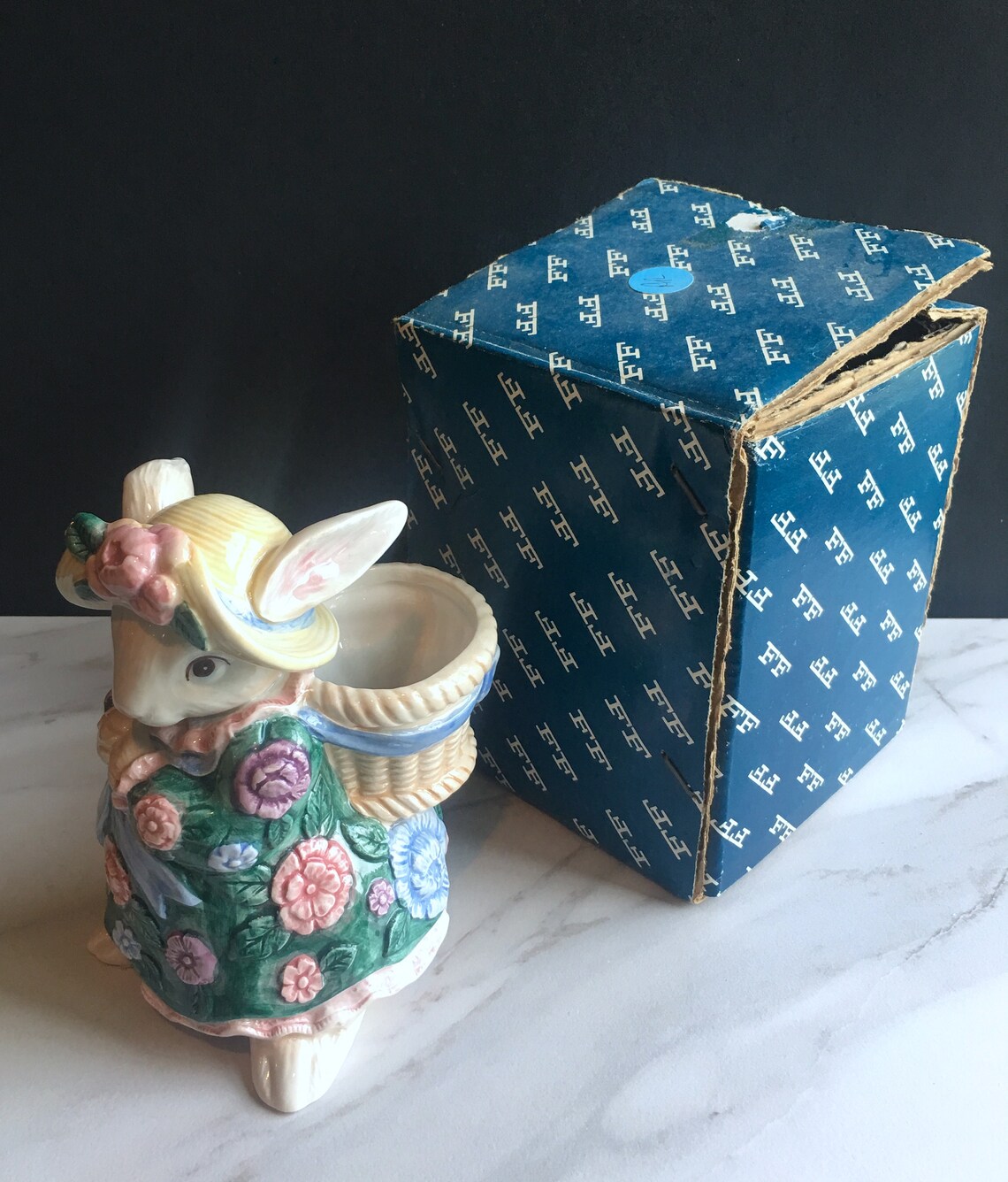 Vintage Fitz & Floyd Bunny Bud Vase. This is an Easter - Etsy Australia