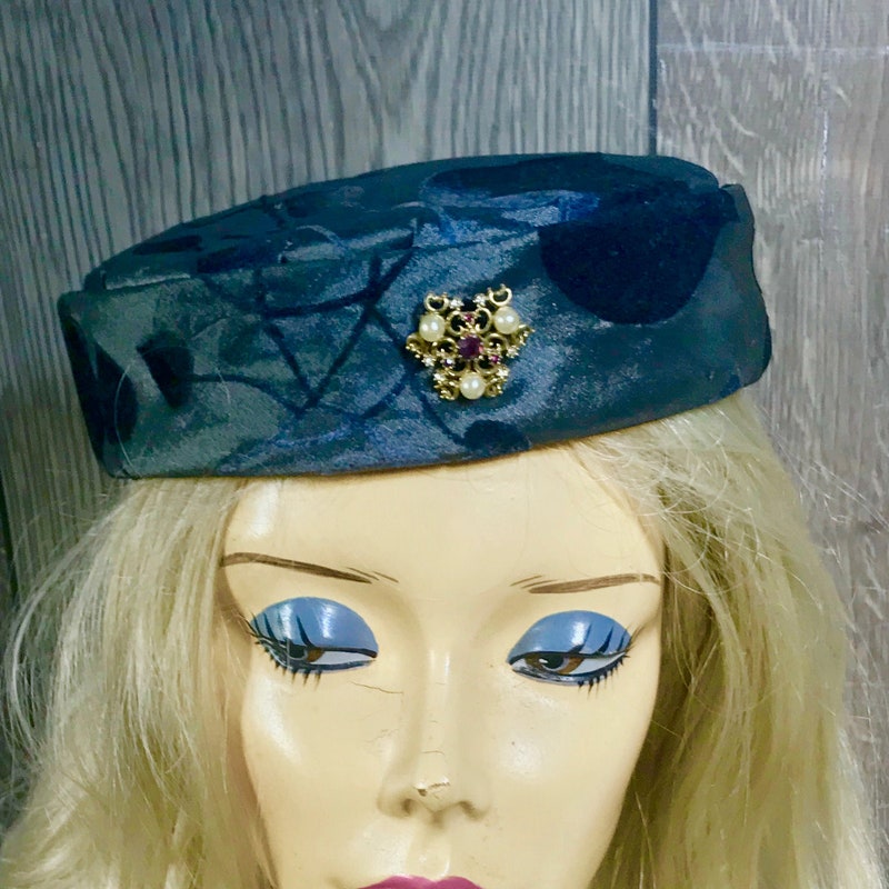 Pillbox Hat - Etsy