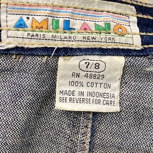 Vintage A' Milano Flared Denim Midi Skirt Size 7/8 - Etsy