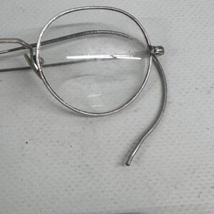 Wire Rim Antique Vintage Round Glasses Eyeglass Frames Spectacles 12K ...