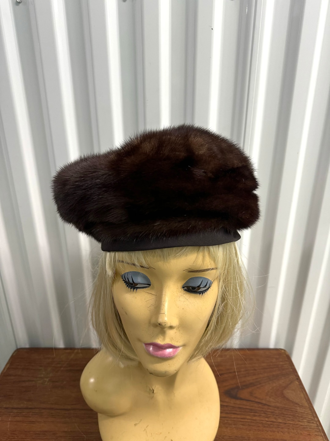 Vintage 1950s Nathan Descherer Mink Fur Beret - Etsy
