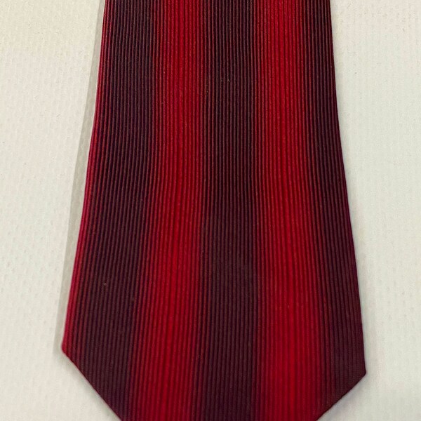 Red Striped Tie - Etsy