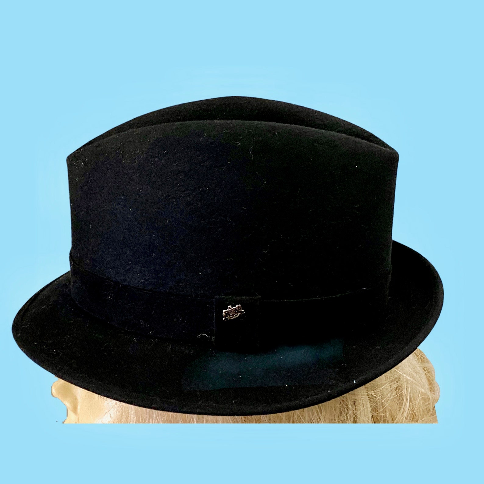 Vintage 1950's Black Stetson 3X Beaver Fedora Selv-edge - Etsy