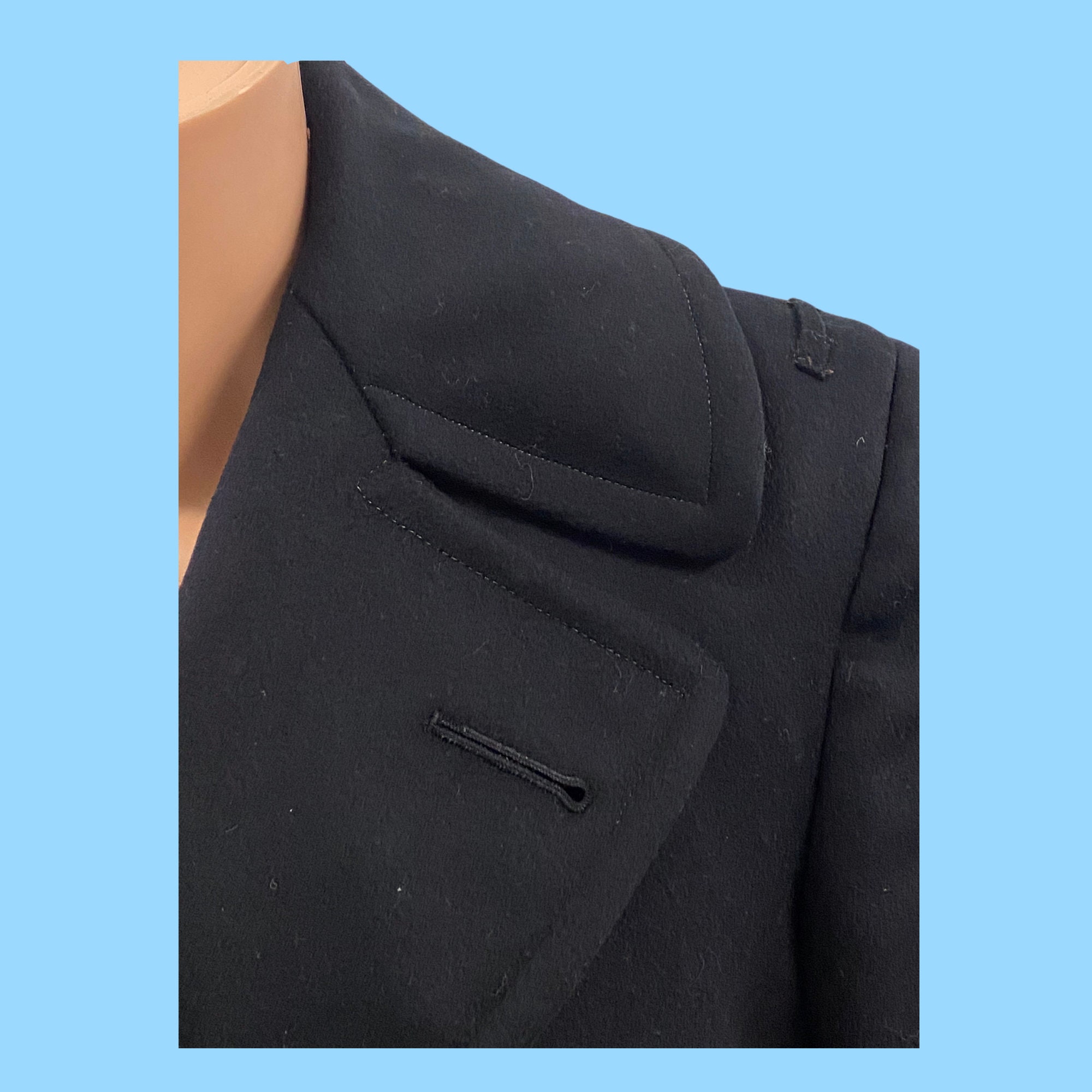 Vintage US Navy Long Wool Officers Bridge Coat USN - Etsy