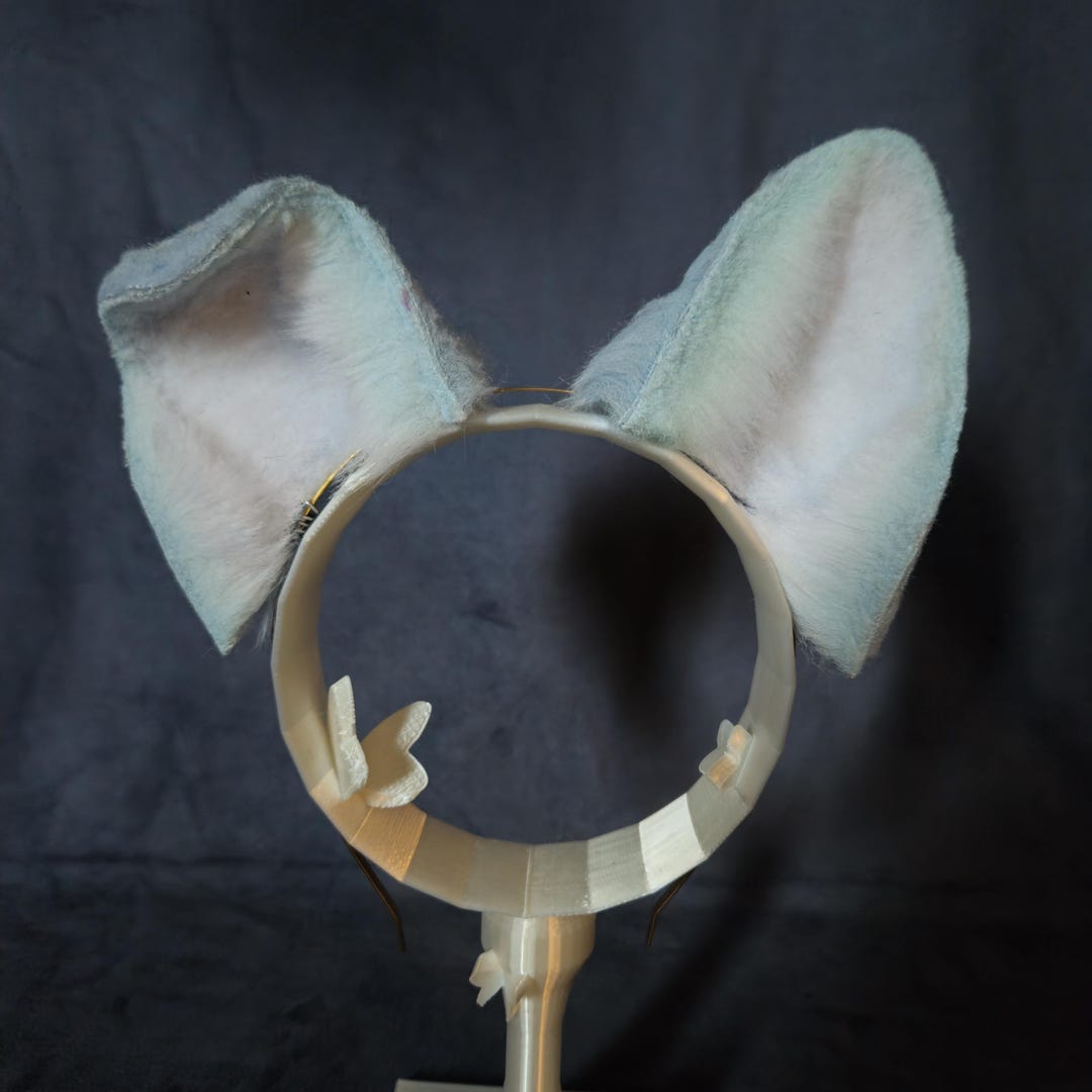 Snow Blue Floppy Puppy Ears - Petplay - Animal Ears - Headband - Etsy