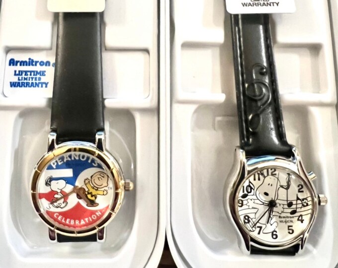 Snoopy Watch & Charlie Brown W/ Snoopy 50th Celebration Watch by ...