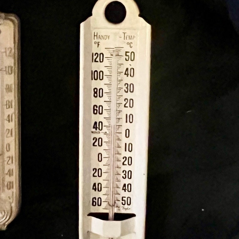Vintage Thermometer - Etsy