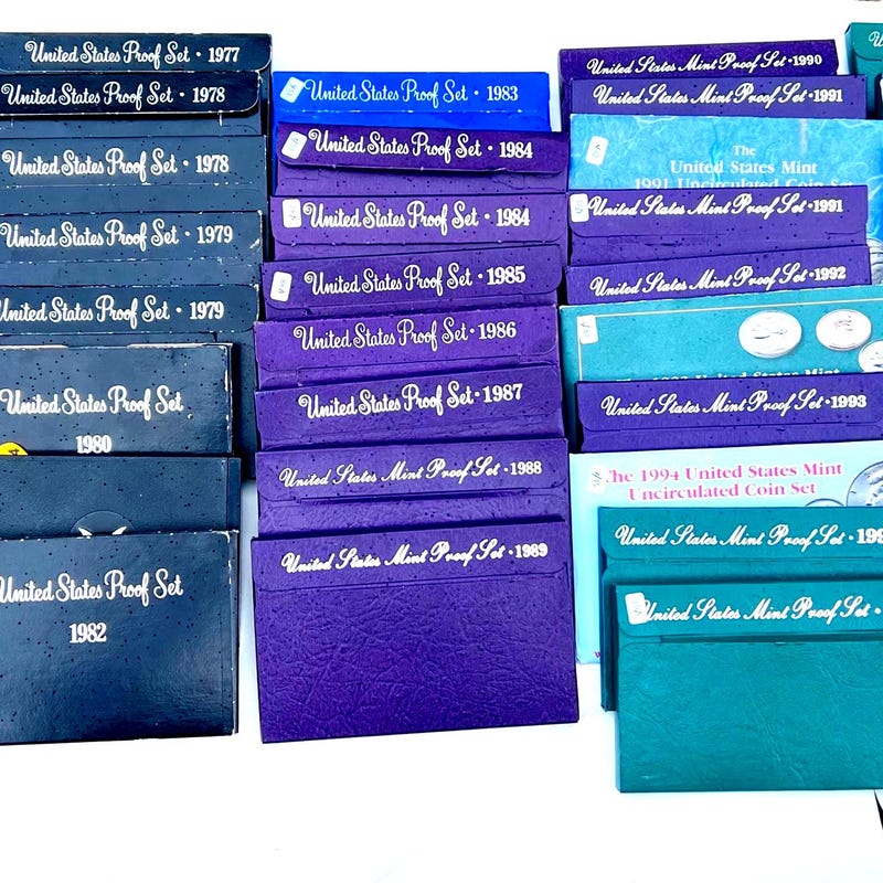 1986 Coin Proof Set - Etsy
