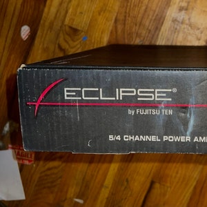 Eclipse Fujitsu Ten Amplifier 3650 5/4 Channel Rare Old School Amp Hi ...