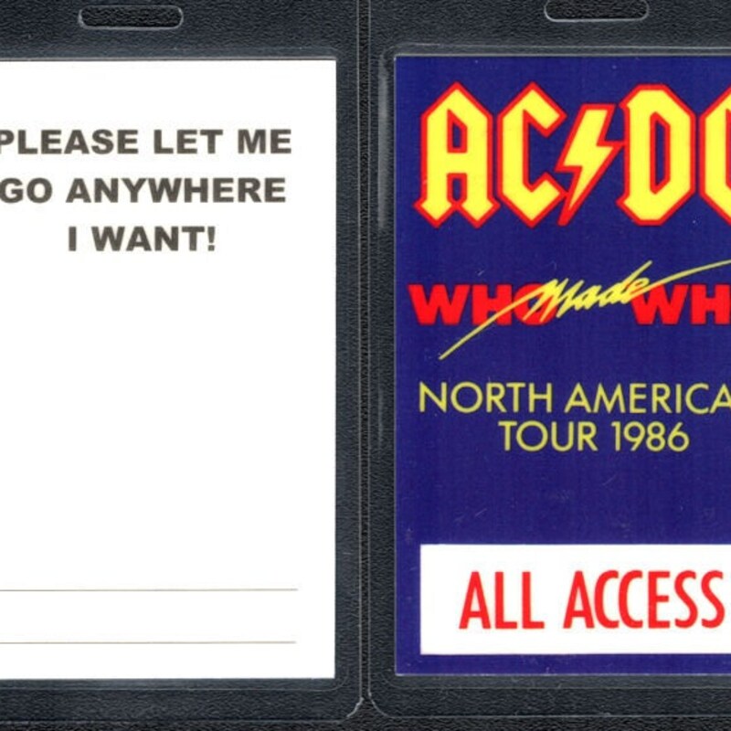 Backstage Passes - Etsy