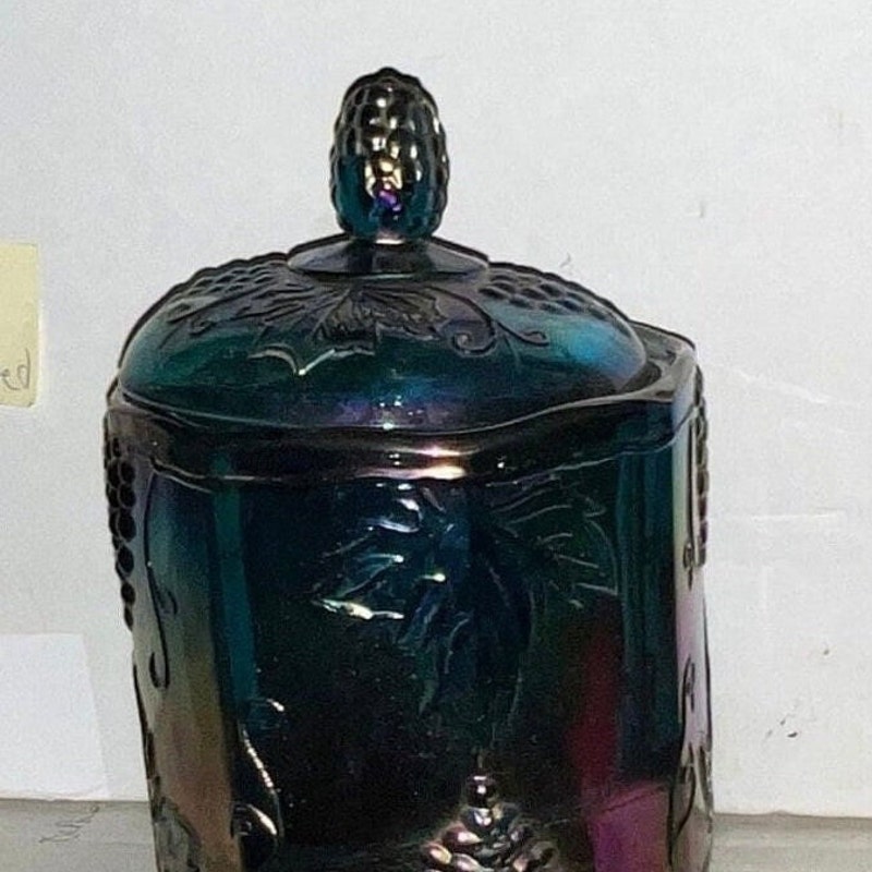 Carnival Glass Candy Dish - Etsy