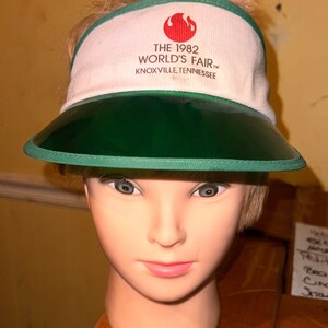 Worlds Fair Vintage Sun Visor 1982 Knoxville, TN Quality Made. Green ...