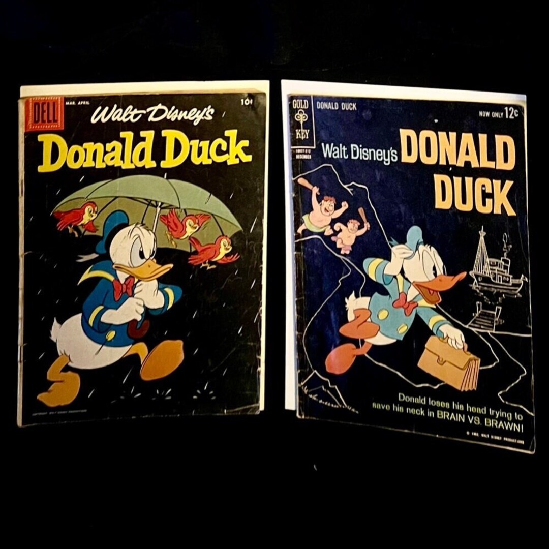 Walt Disneys Donald Duck Golden and Silver Age Black Covers. Rare ...
