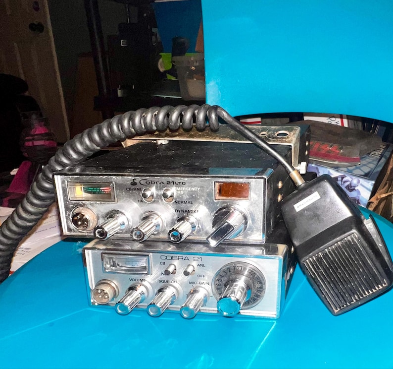 Vintage Cobra 21 CB Radio 23 Channel, Cobra 21 LTD 40 Channel Citizens ...
