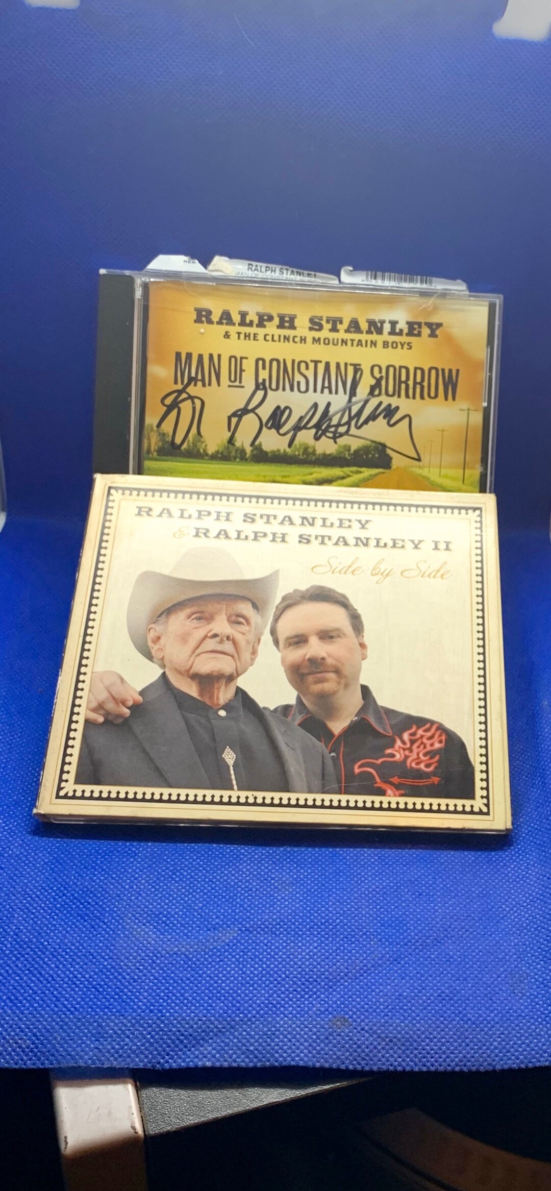 Autographed Cd's Dr. Ralph Stanley W/ Son Ralph II Man of Constant ...