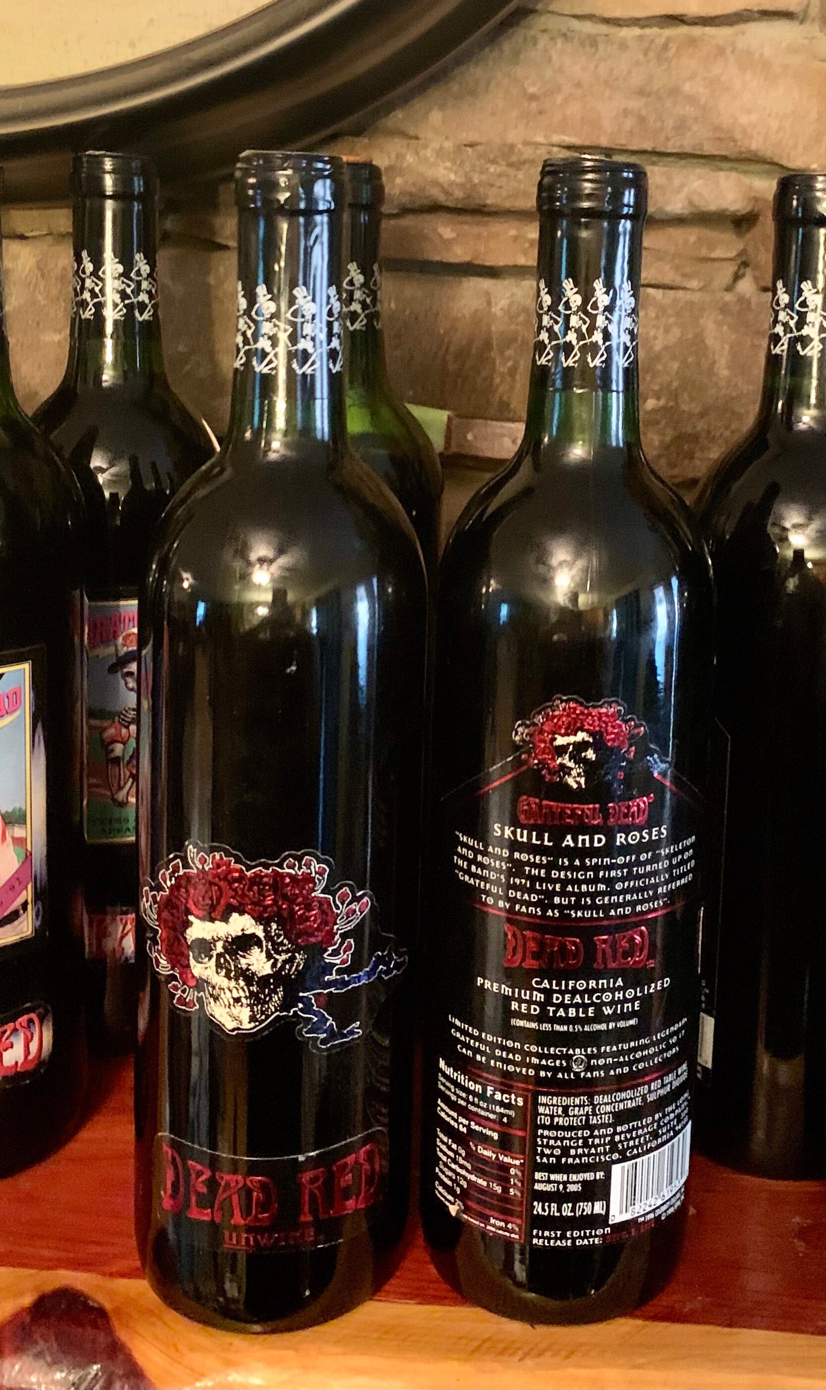 Grateful Dead Wine 1st Edition 1996 Dead Red California | Etsy