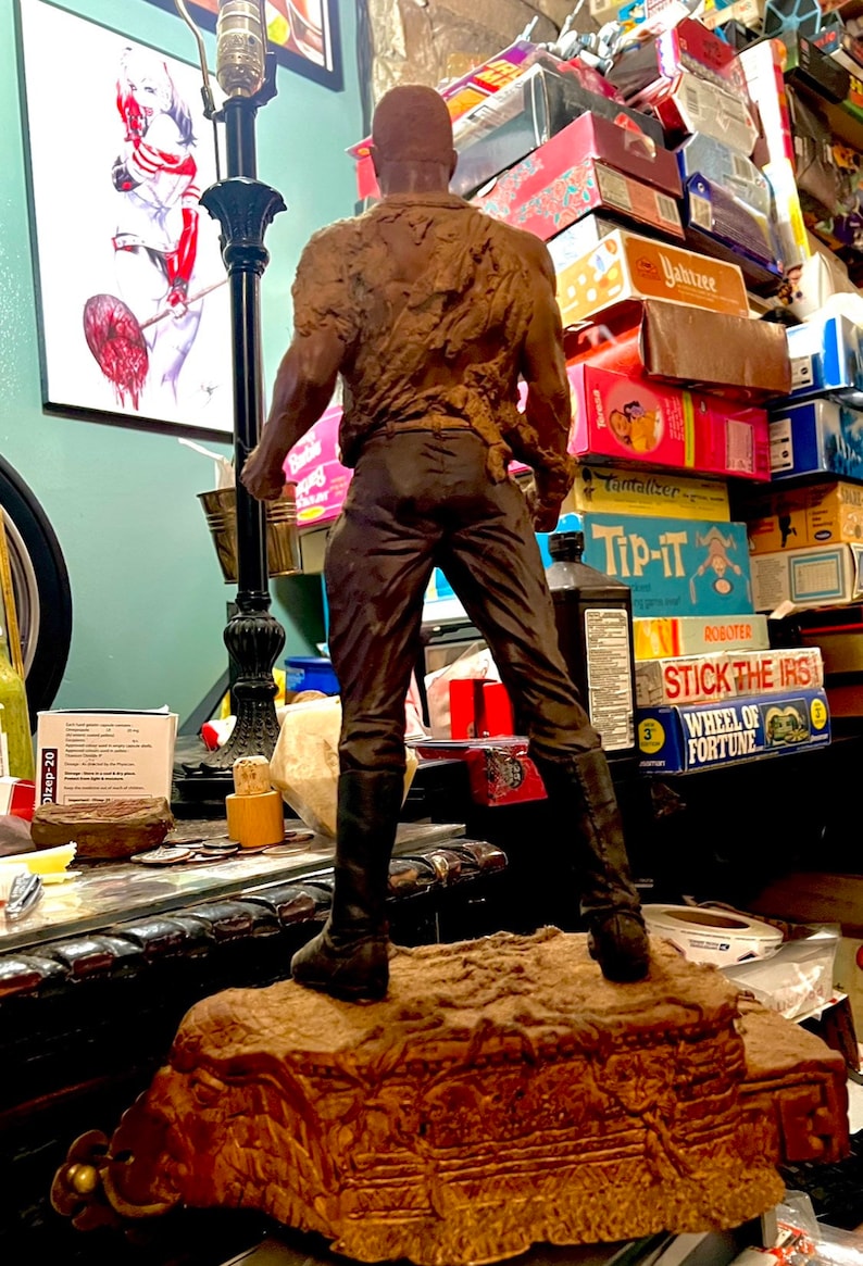 HTF Doc Savage Statue. the Man of Bronze Tall and Heavy Resin - Etsy