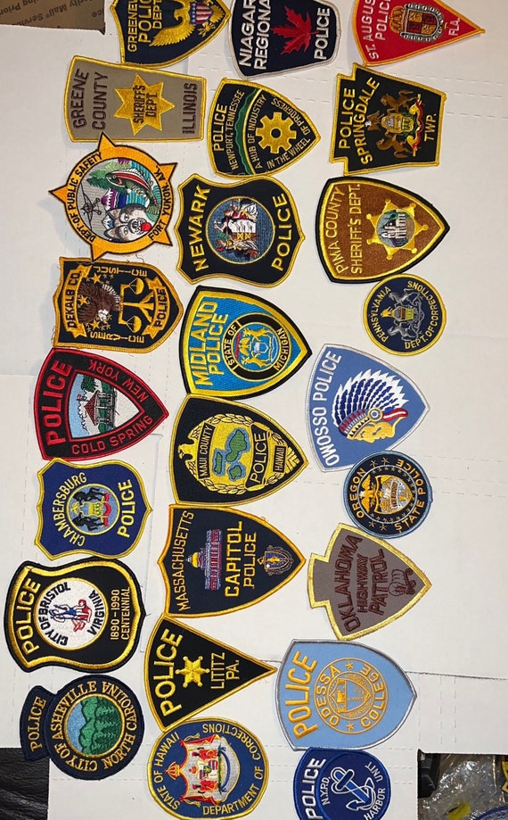 Sheriff Dept. Patches State Police, City, County, Fed… - Gem