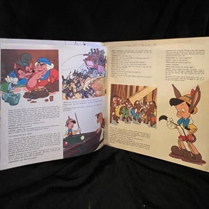 Pinocchio Soundtrack and Story 1969. Jiminy Cricket (narrator) Walt ...