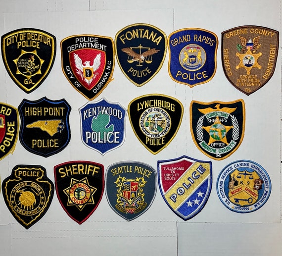 Law Enforcement Vintage Police Patchs Sheriff’s Dept.… - Gem